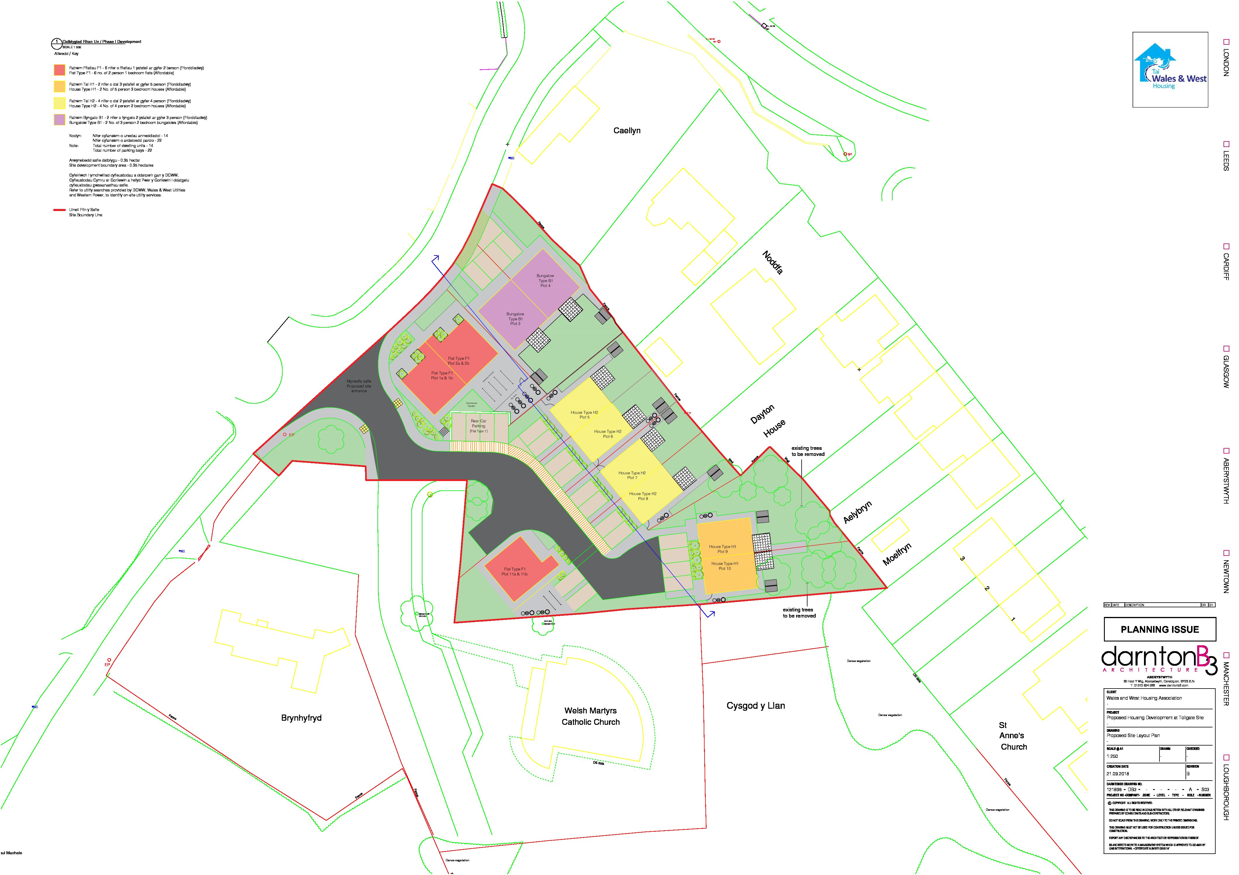 12898 Proposed Site Layout - Castell Ventures