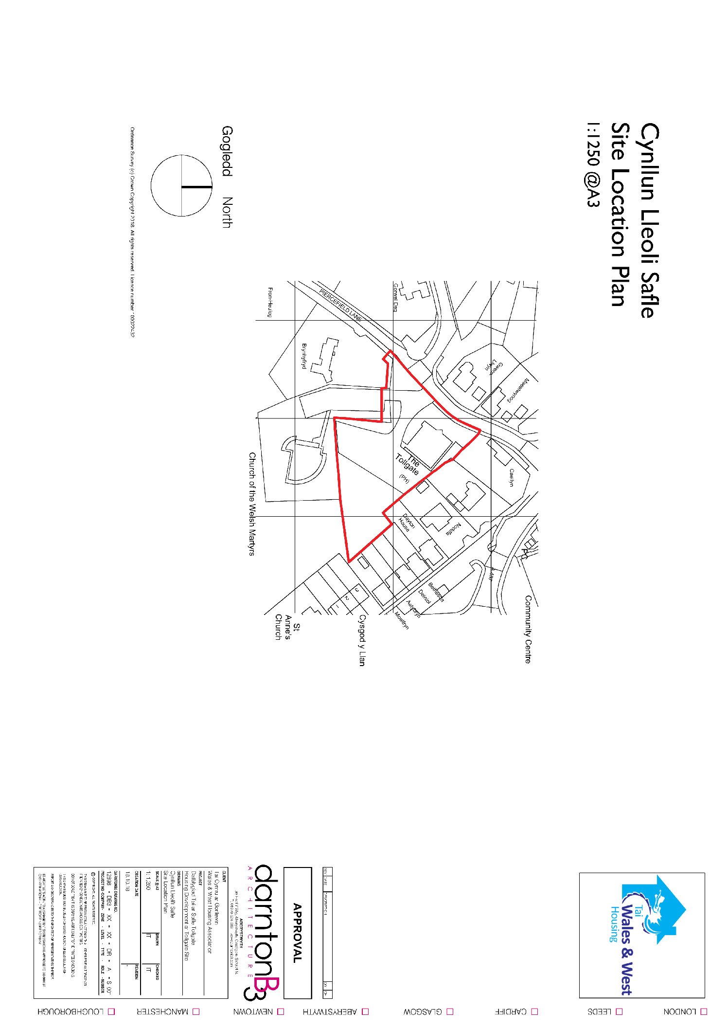 12898 site location plan - Castell Ventures